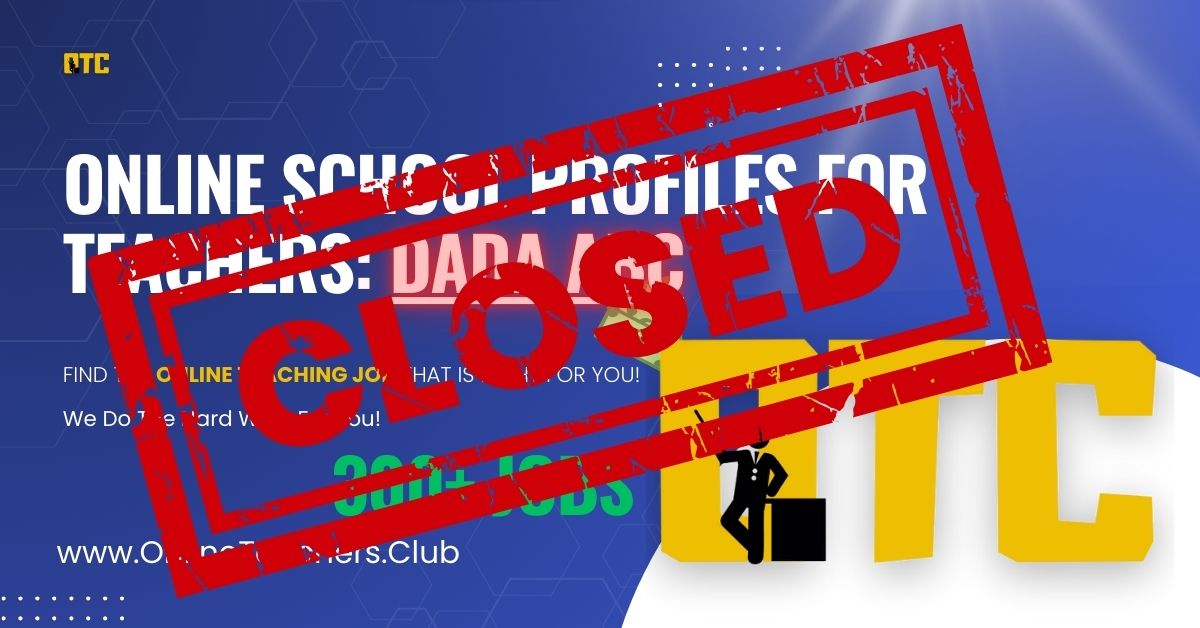 DaDa ABC – School Profile for Teachers