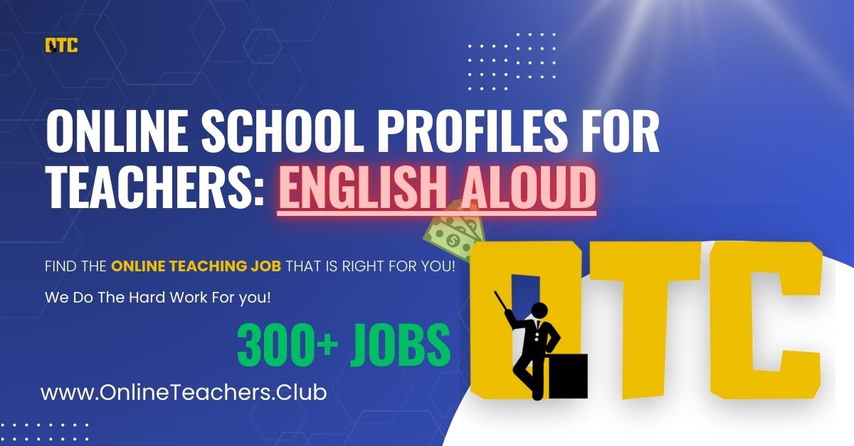 English Aloud – School Profile for Teachers