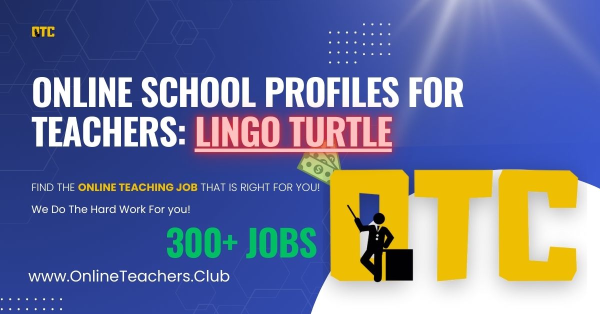 Lingo Turtle – School Profile for Teachers