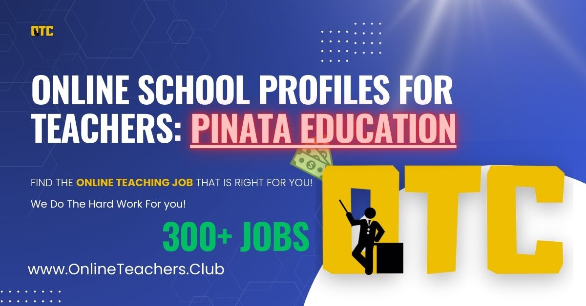 Pinata Education – School Profile for Teachers